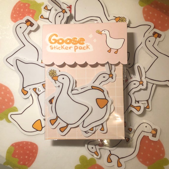 Goose Glossy Sticker Pack | Etsy