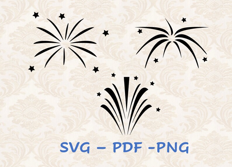 Fireworks SVG, PNG, PDF - Digital Download Bundle - for Cricut ...