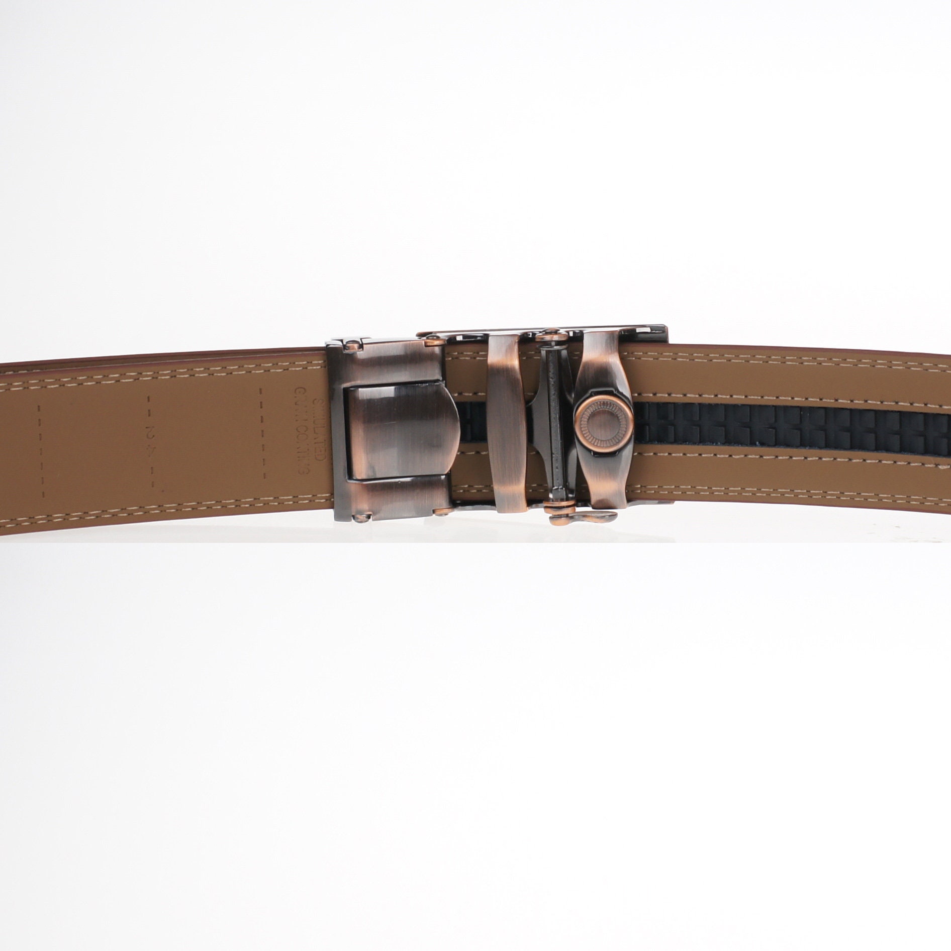 Automatic Ratchet Genuine Leather Belt 35mm Wide No Buckles - Etsy