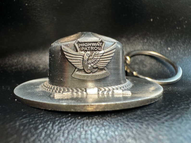Ohio State Highway Patrol Trooper, Stetson Hat Keychain, Zinc. OSHP - Etsy