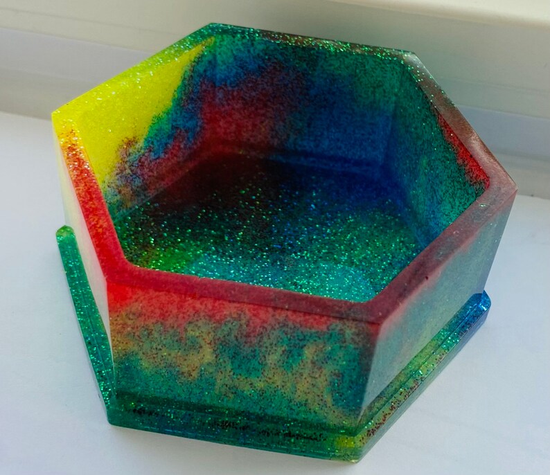 Super Mario and Princess Peach Inspired Epoxy Trinket Box - Etsy