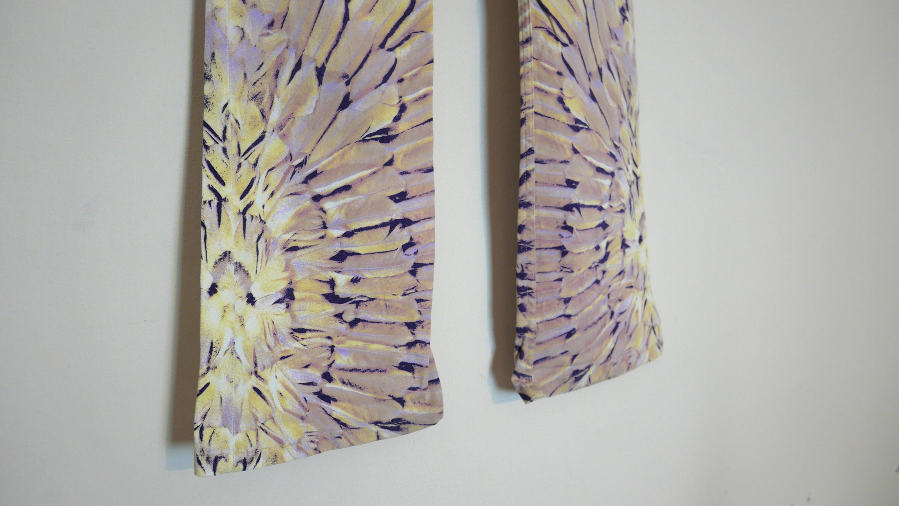 Roberto Cavalli Vintage Feather Tiger Leaf Print Jeans Insane - Etsy