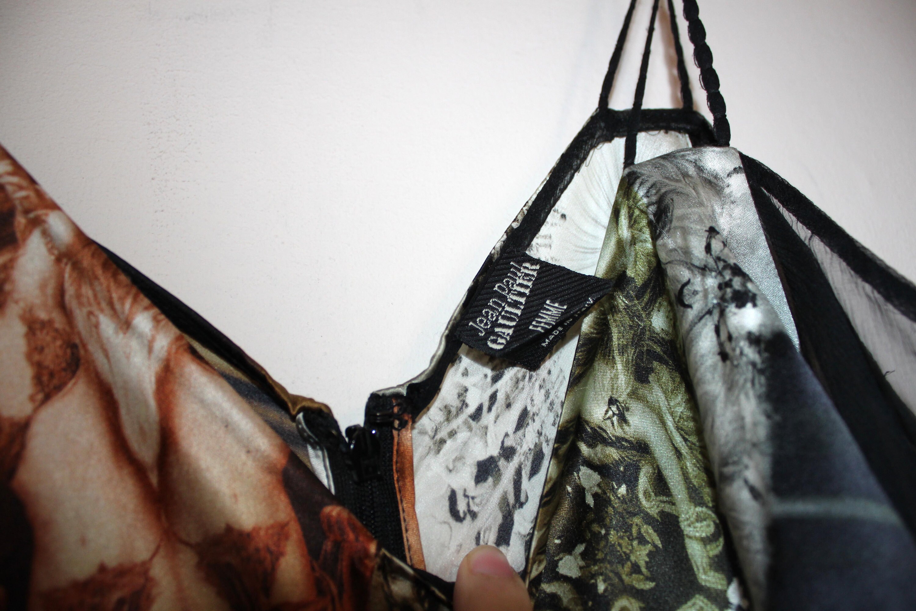 Jean Paul Gaultier 90s Top Psychedelic Angels Renaissance Batwings ...