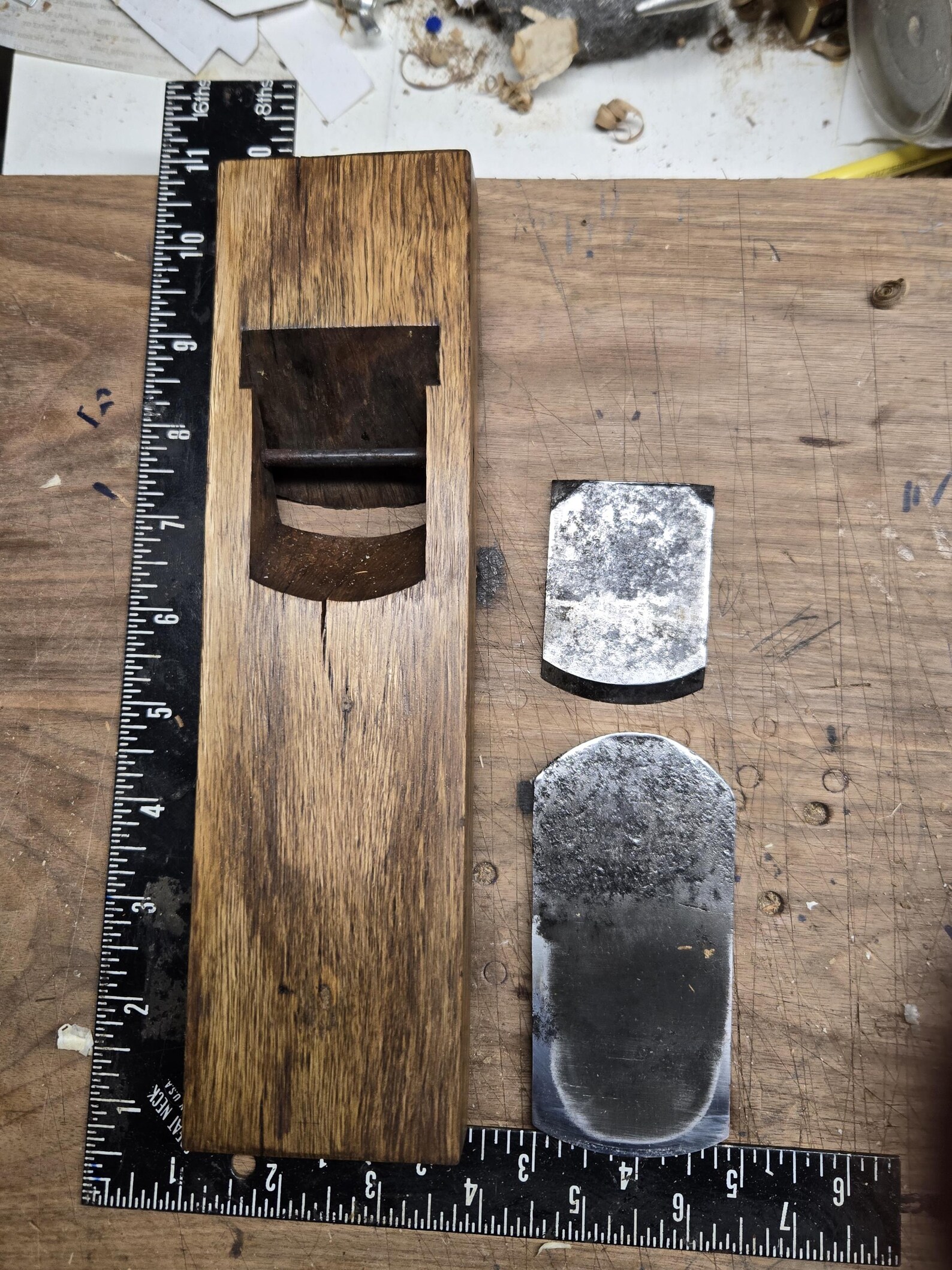 Vintage Japanese Rounding Hollow Hand Plane, Kanna, Restored, Set up ...