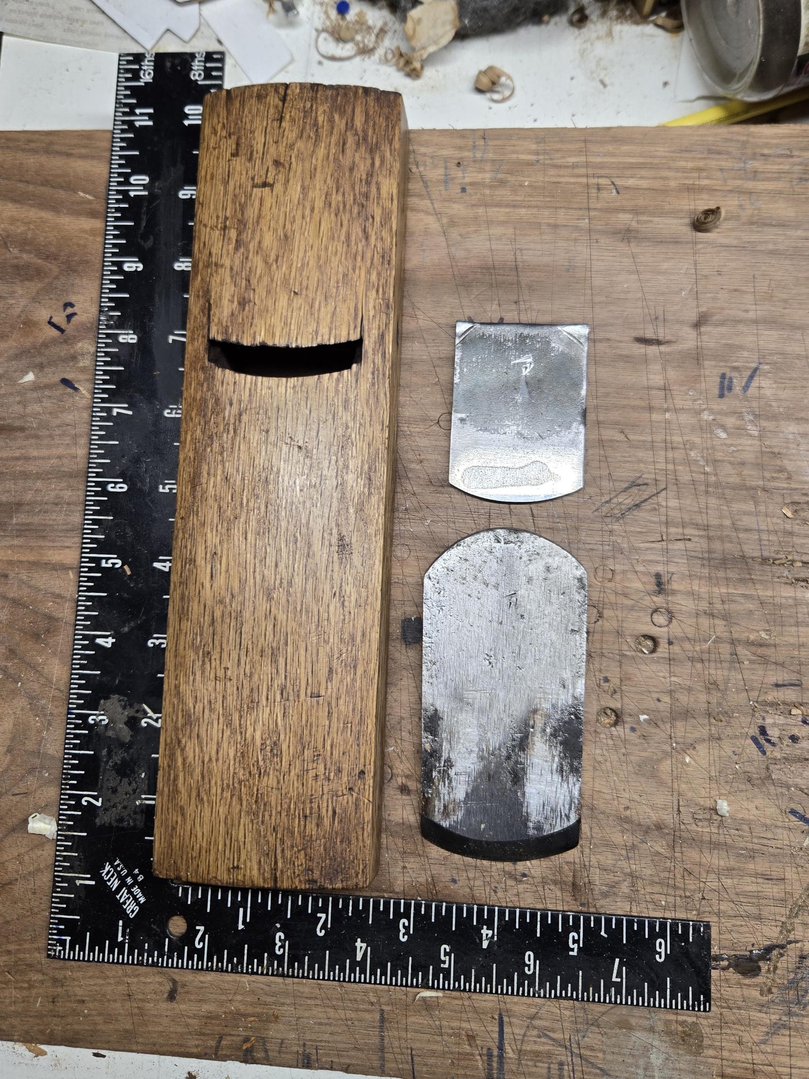 Vintage Japanese Rounding Hollow Hand Plane, Kanna, Restored, Set up ...