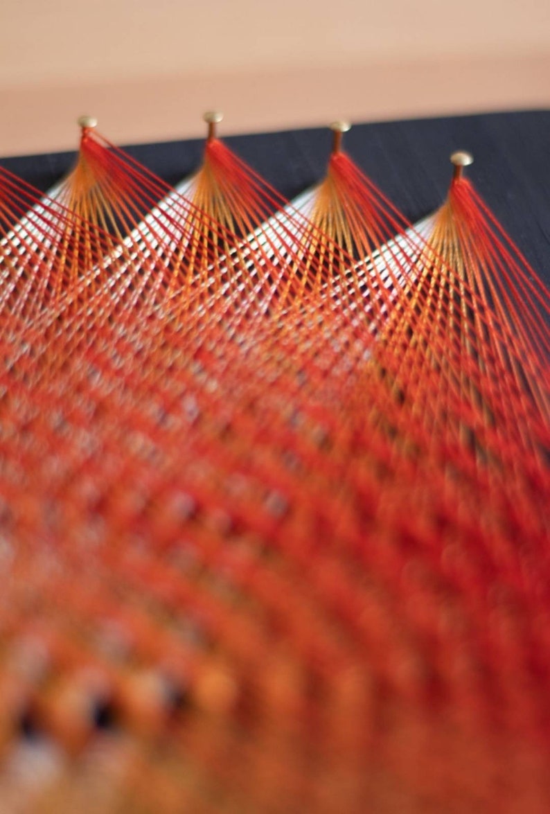 String Art Mandala Sacred Geometry Spiral Meditation Decor Geometric ...