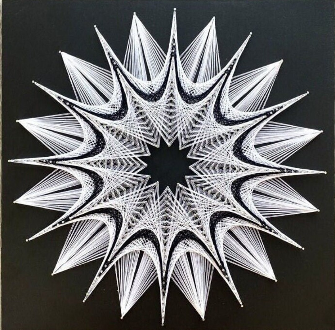Celestial Elegance - String Art | Hand Made | Wall Art | Wall Decor ...