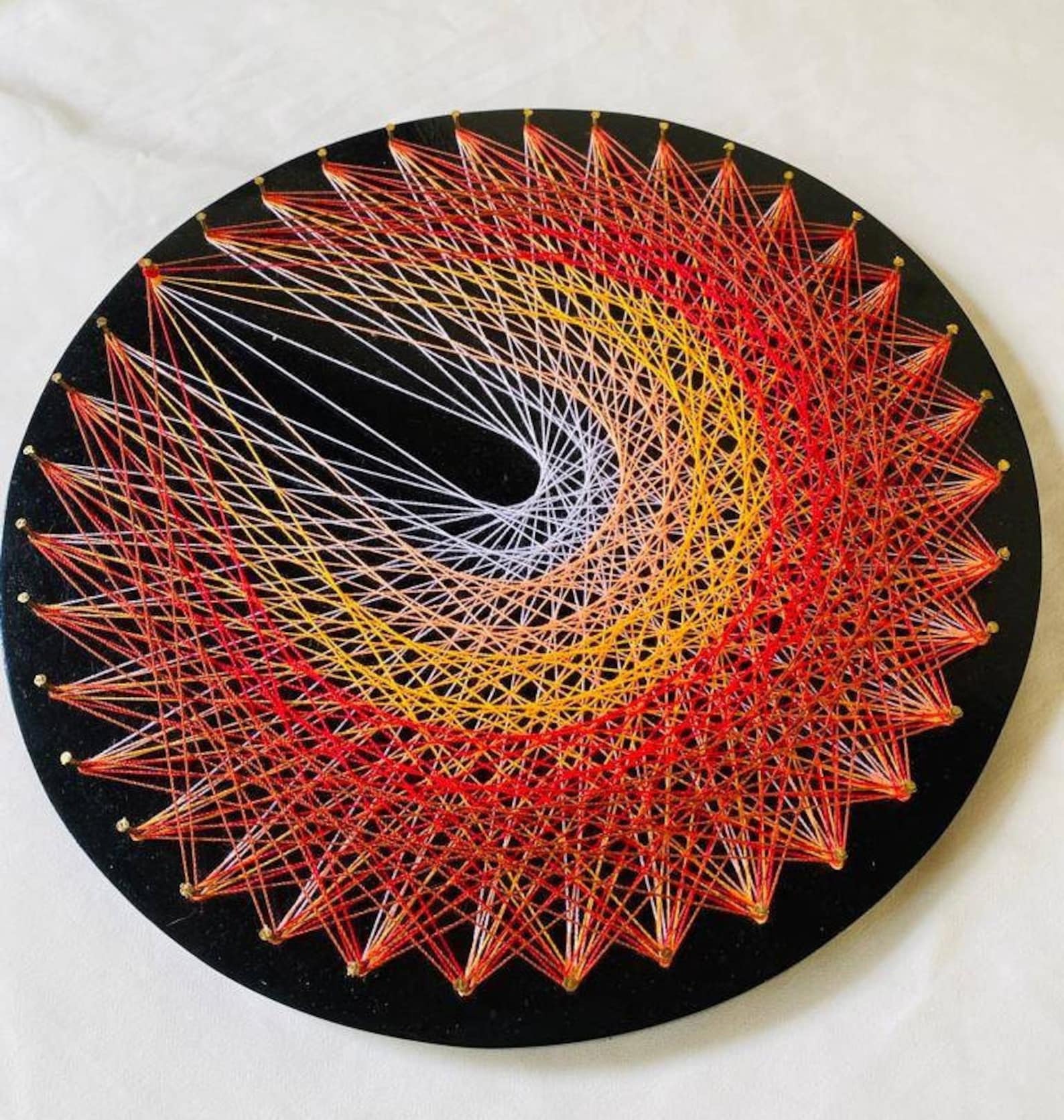 String Art Hand Made Wall Art Wall Decor Home Decor Yoga Meditation Zen ...