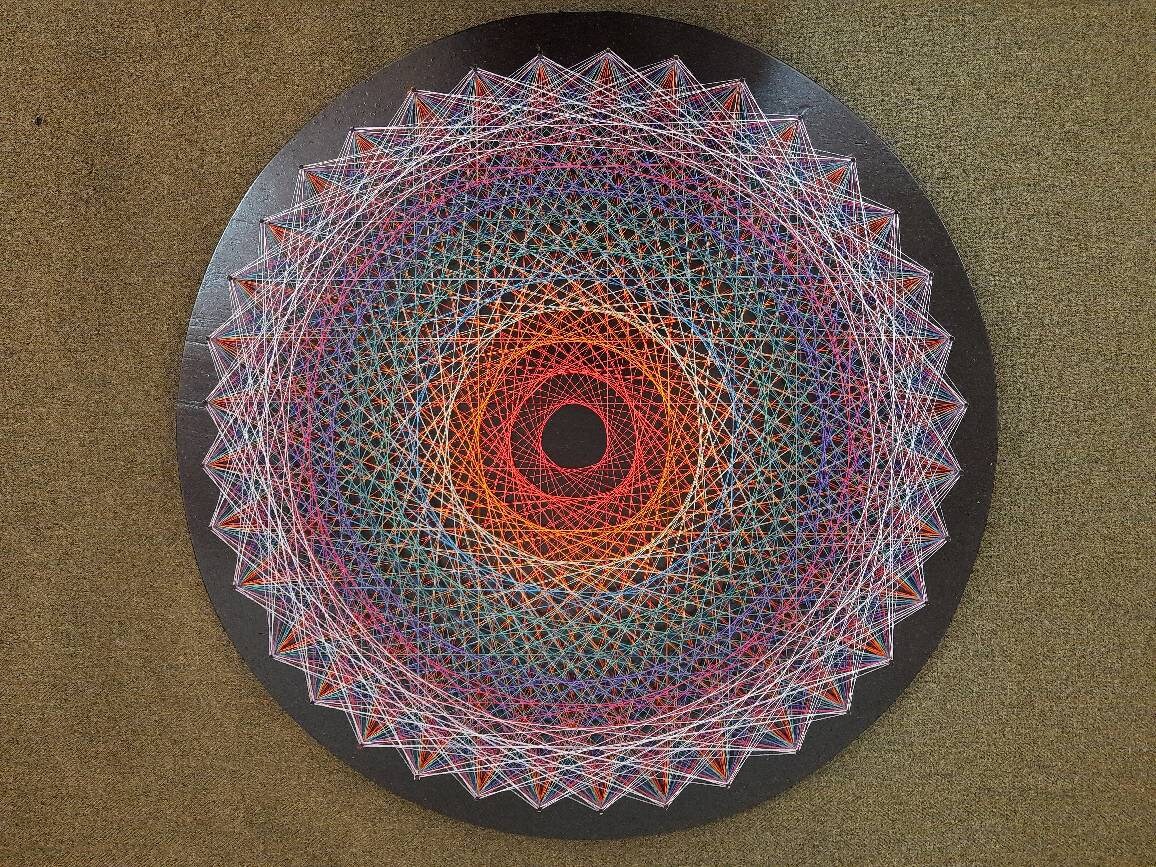 Design String Art, Wall Art, Spiritual Wall Decor, Wall Hanging ...