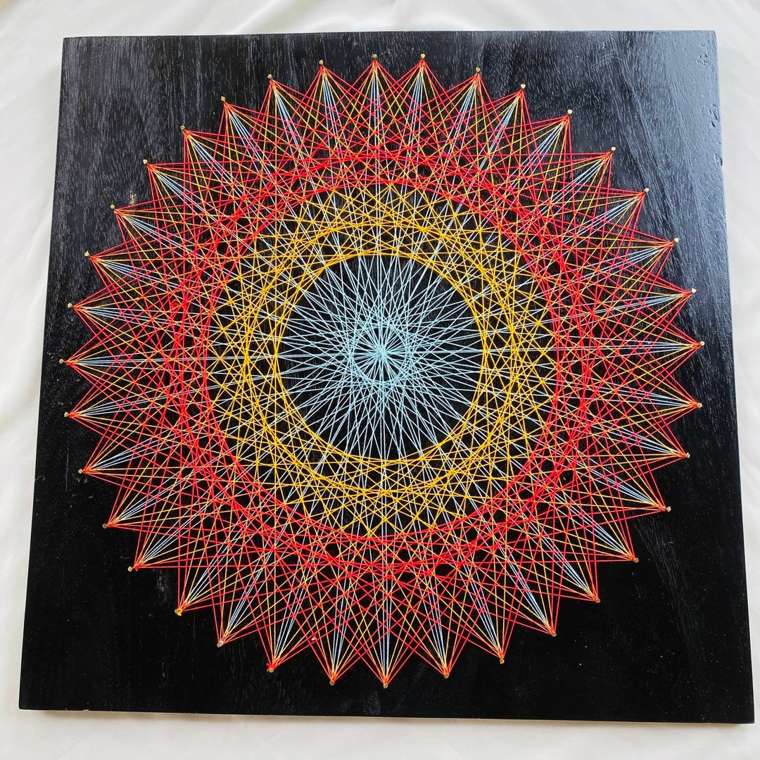 Design String Art, Wall Art, Spiritual Wall Decor, Wall Hanging ...