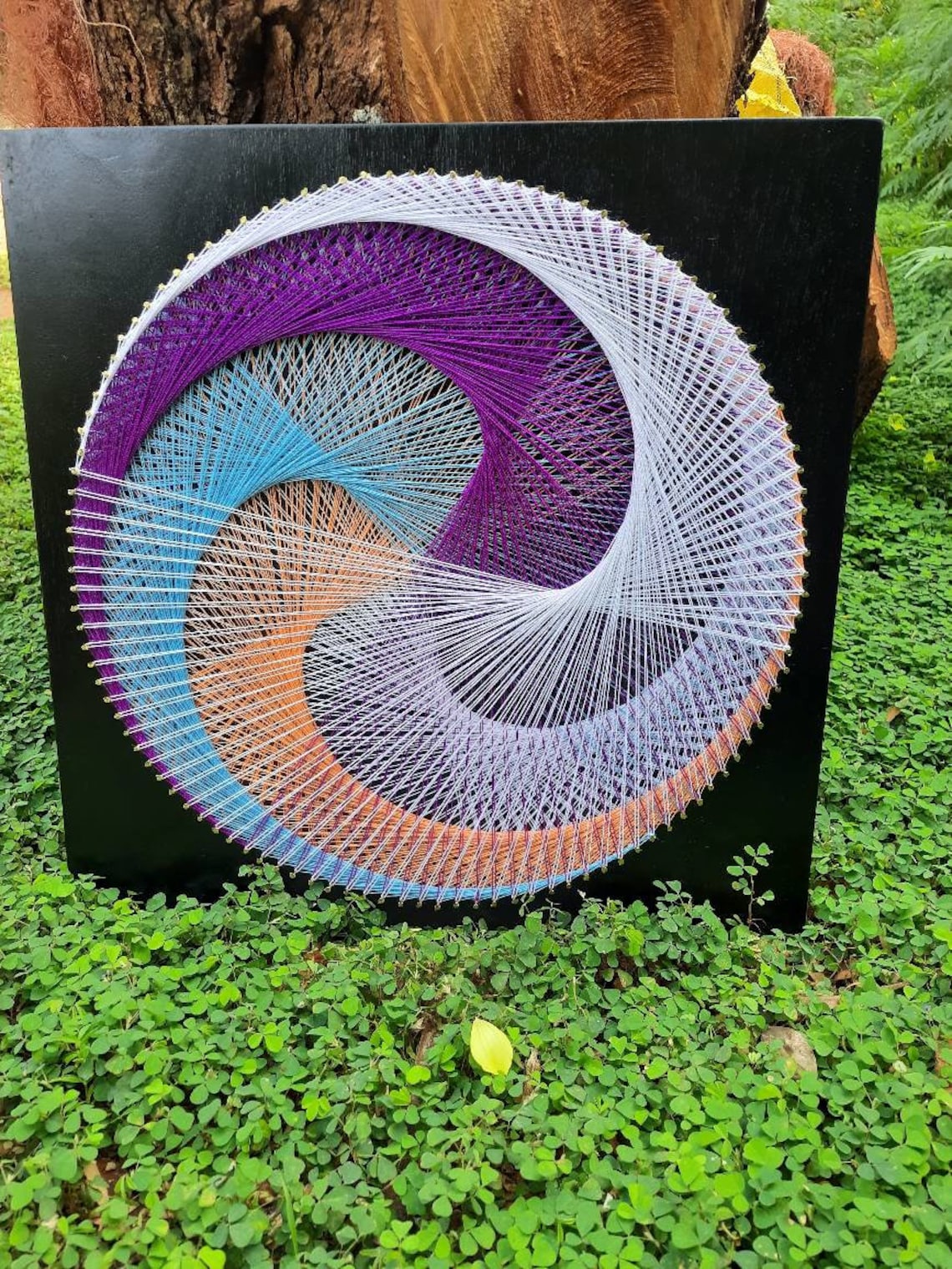 String Art Mandala Sacred Geometry Spiral Meditation Decor Geometric ...