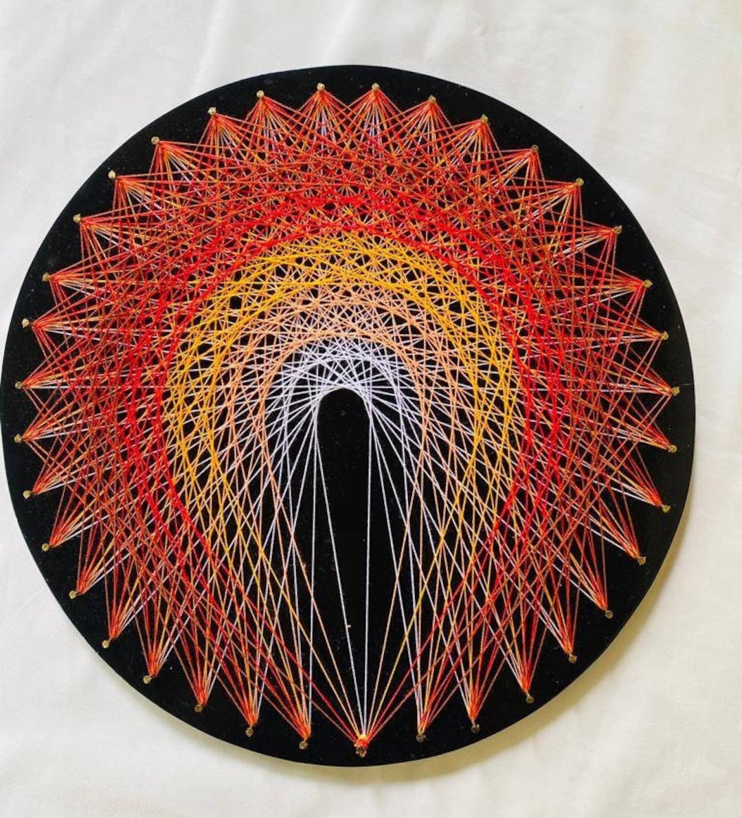 String Art | Hand Made | Wall Art | Wall Decor | Home Decor | Yoga ...