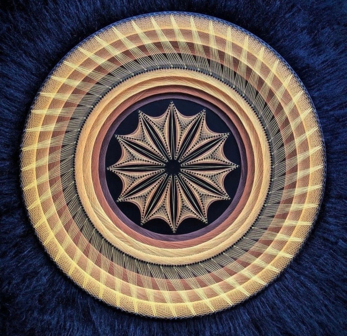 Design String Art, Wall Art, Spiritual Wall Decor, Wall Hanging ...