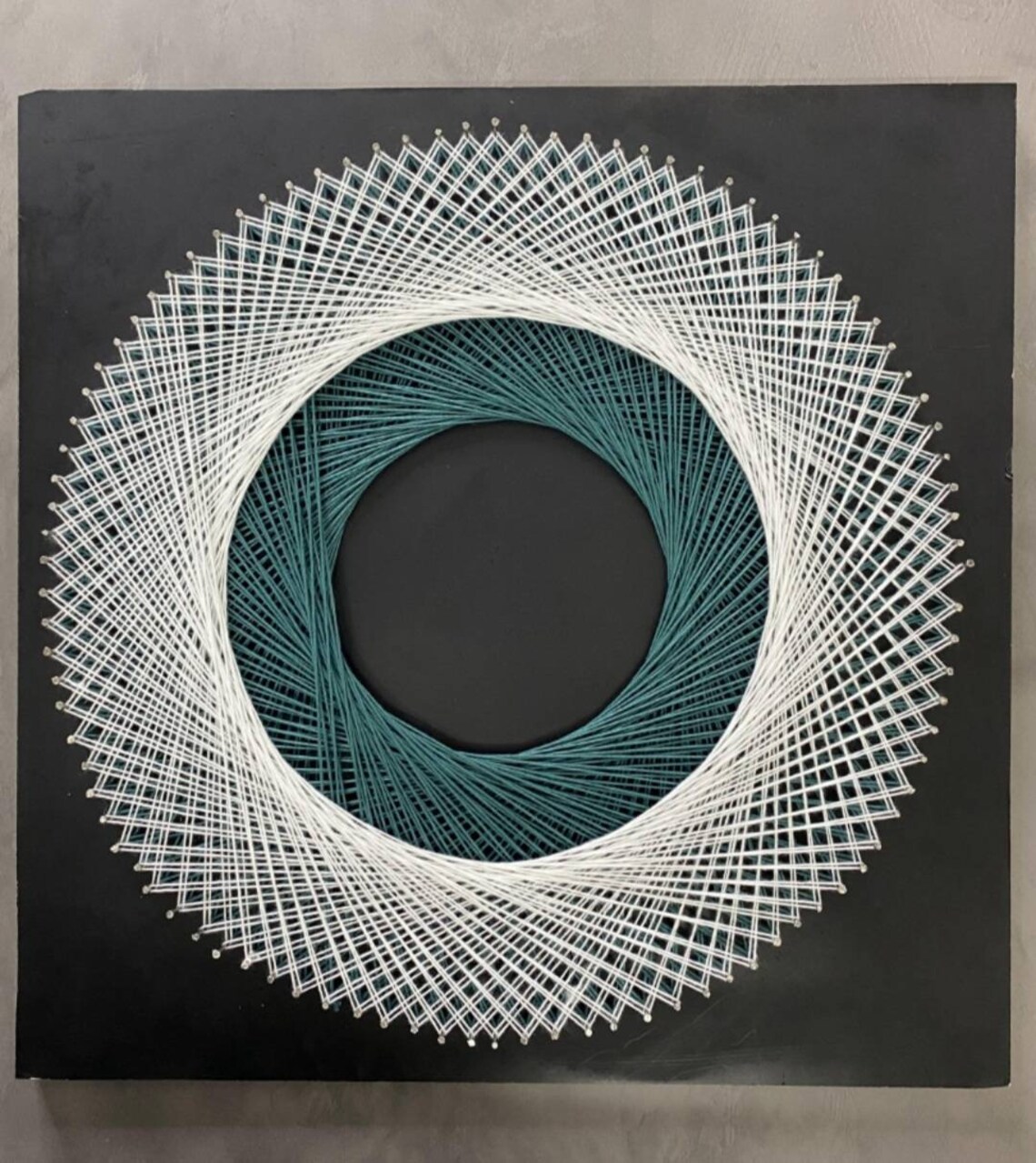String Art Mandala Sacred Geometry Spiral Meditation Decor Geometric ...
