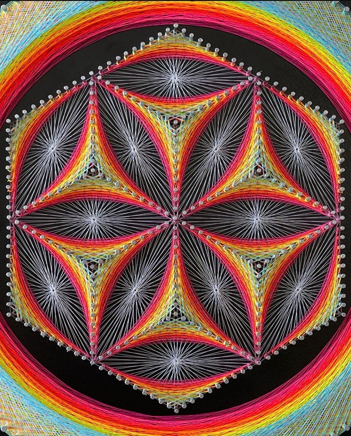 Design String Art, Wall Art, Spiritual Wall Decor, Wall Hanging ...