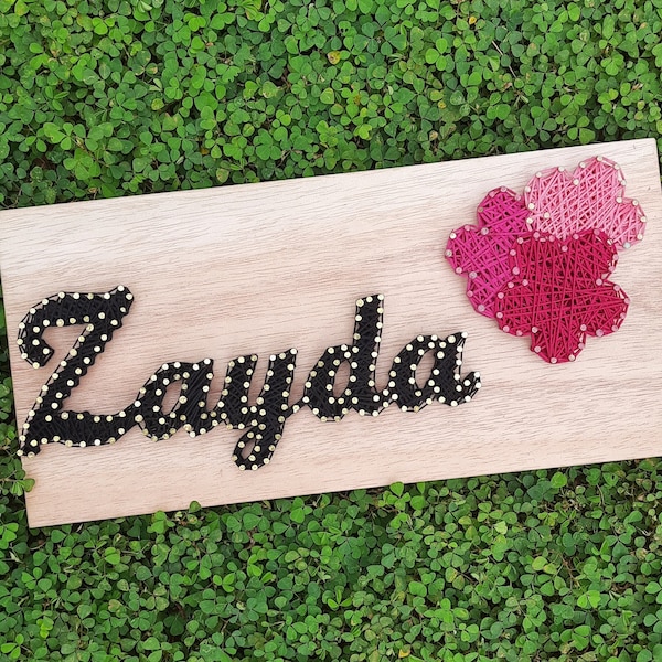 Name String Art - Etsy