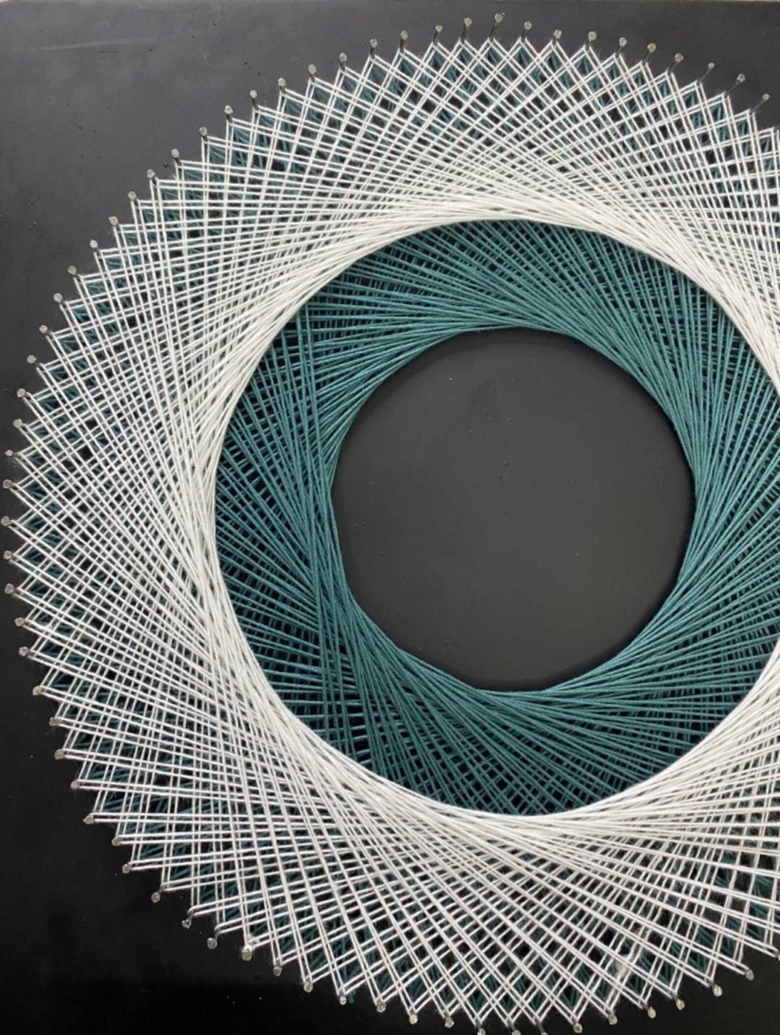 String Art Mandala Sacred Geometry Spiral Meditation Decor - Etsy