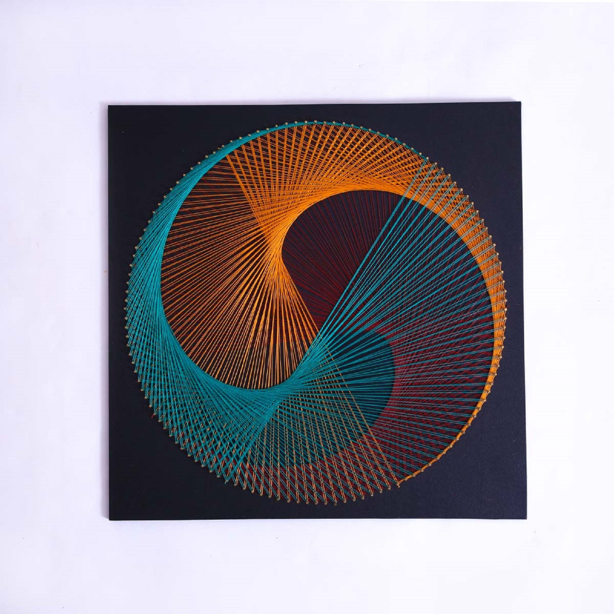 String Art Mandala Sacred Geometry Spiral Meditation Decor - Etsy