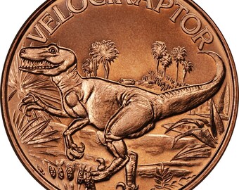 Copper Dinosaur Coin - Etsy