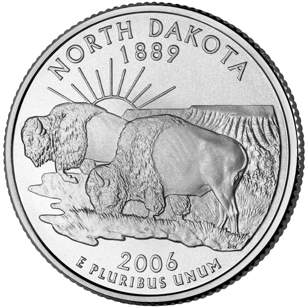 2006 P North Dakota State Quarter BU - Etsy