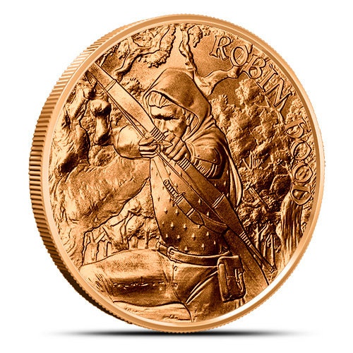 Medieval Legends Series - Robin Hood - 1oz .999 Copper Round - Etsy