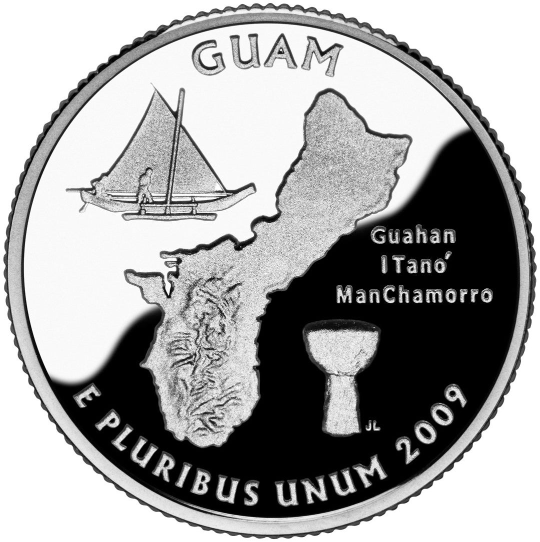 2009 S Guam Territorial Quarter PF - Etsy