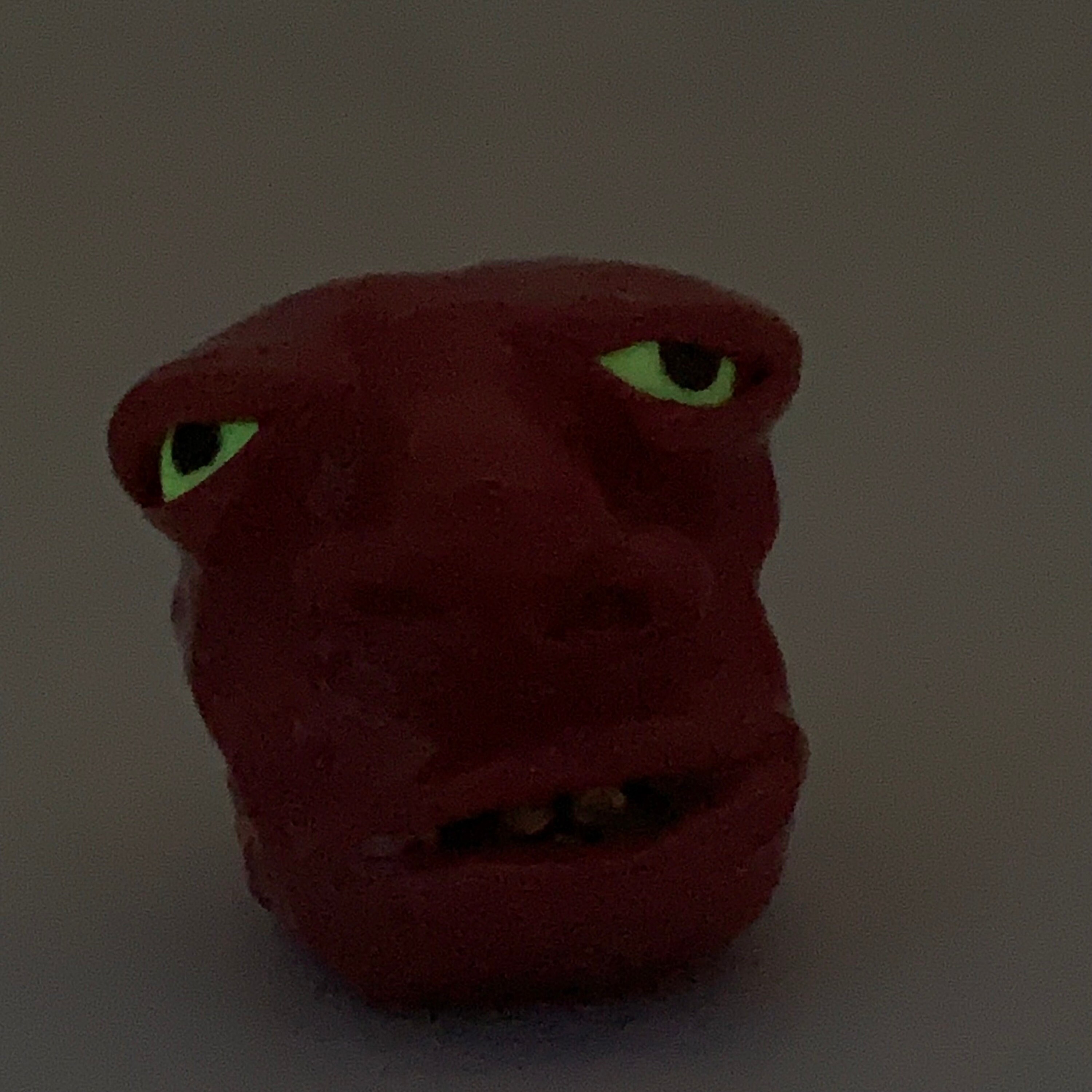Weird Little Guy Desk Buddy Red Handmade One of a Kind Polymer Clay ...