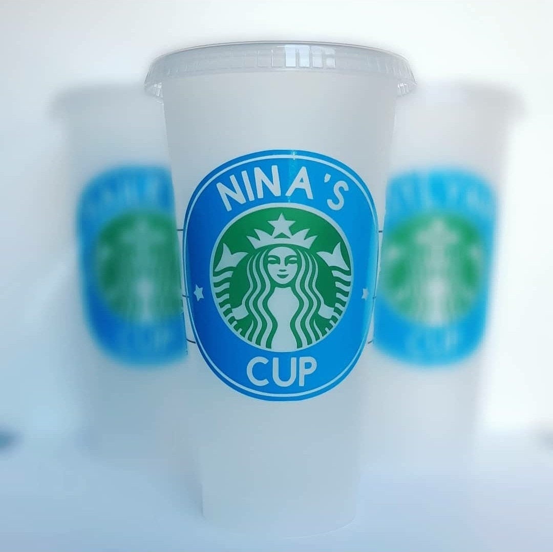 CUSTOM Starbucks Cup Sticker Sticker Only - Etsy