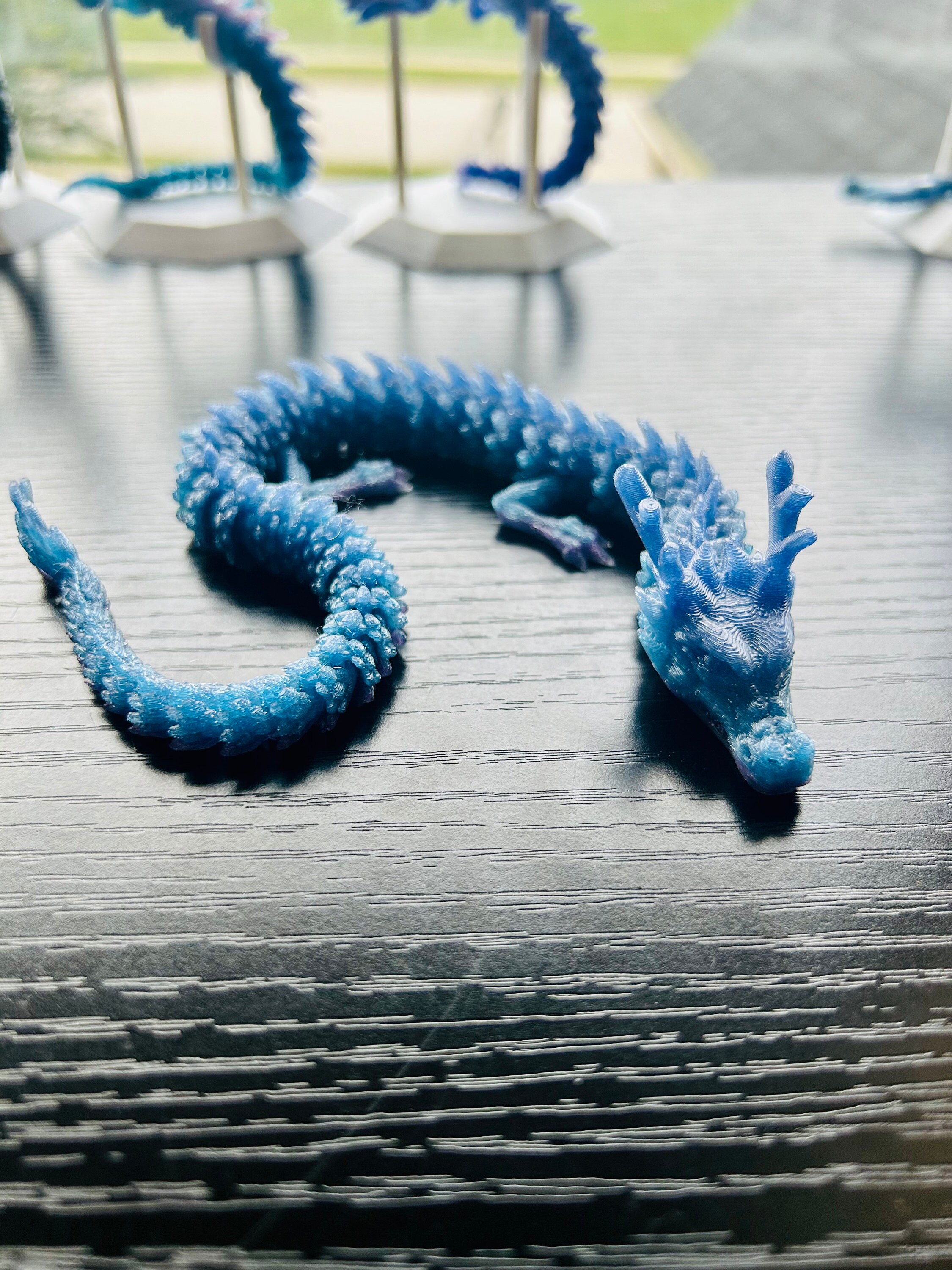 Articulated Dragon With Stand - Etsy