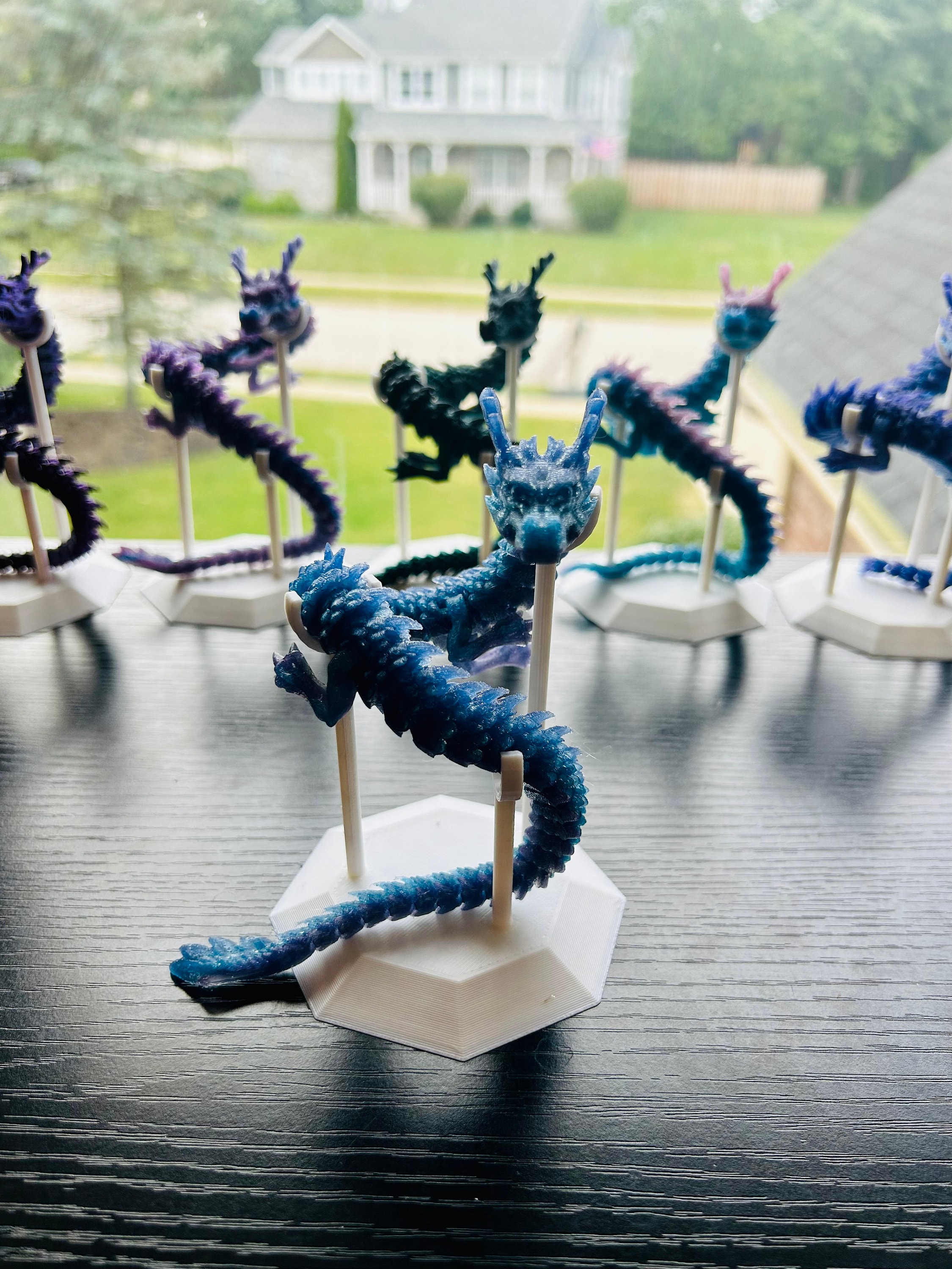 Articulated Dragon With Stand - Etsy