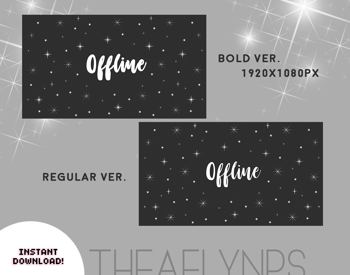 Twitch Pack Scenes [PNG & GIF] + Bold and Regular Font - Etsy