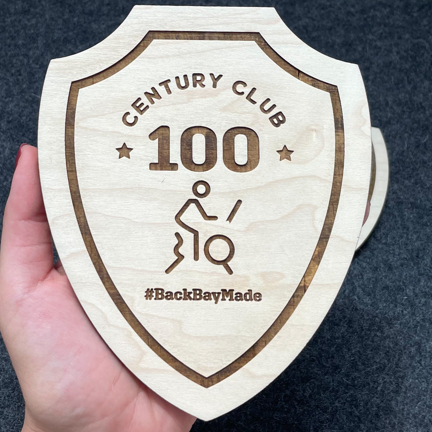 Engraved Milestone Badge Bike or Tread | Etsy Italia