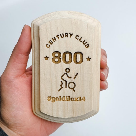 Custom Engraved Milestone Badge Bike | Etsy
