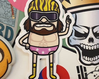 Macho Man Sticker - Etsy