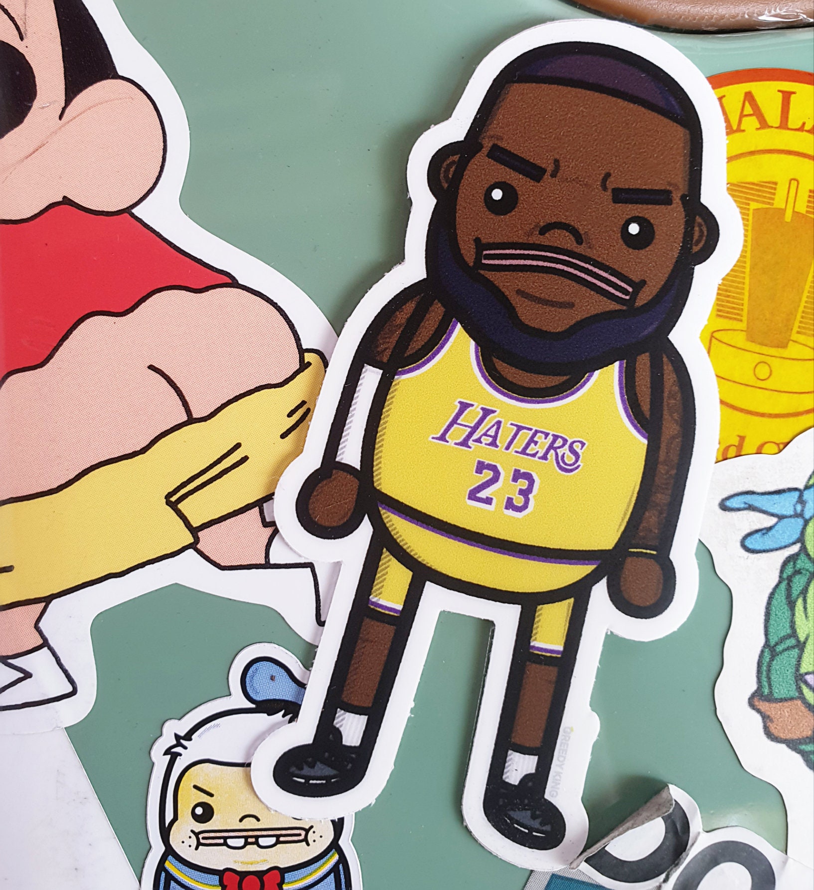 Lebron James LA Lakers haters Matte UV Sticker - Etsy