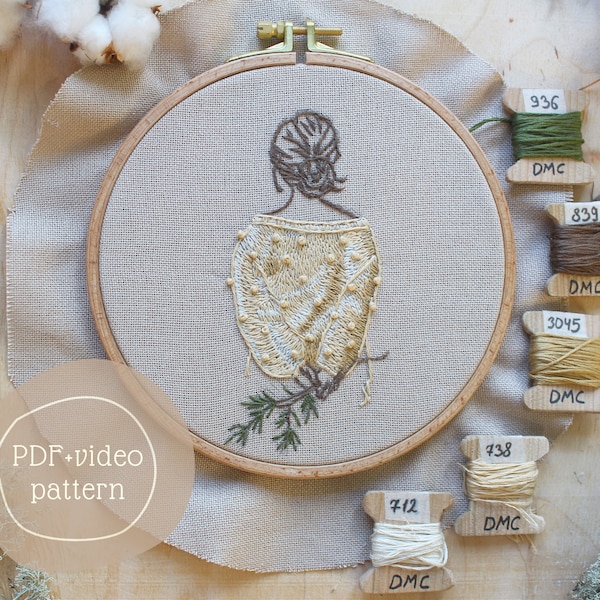 Lady Embroidery - Etsy