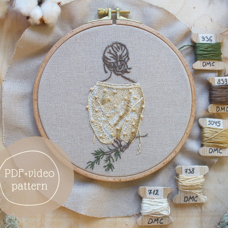 Lady Embroidery - Etsy
