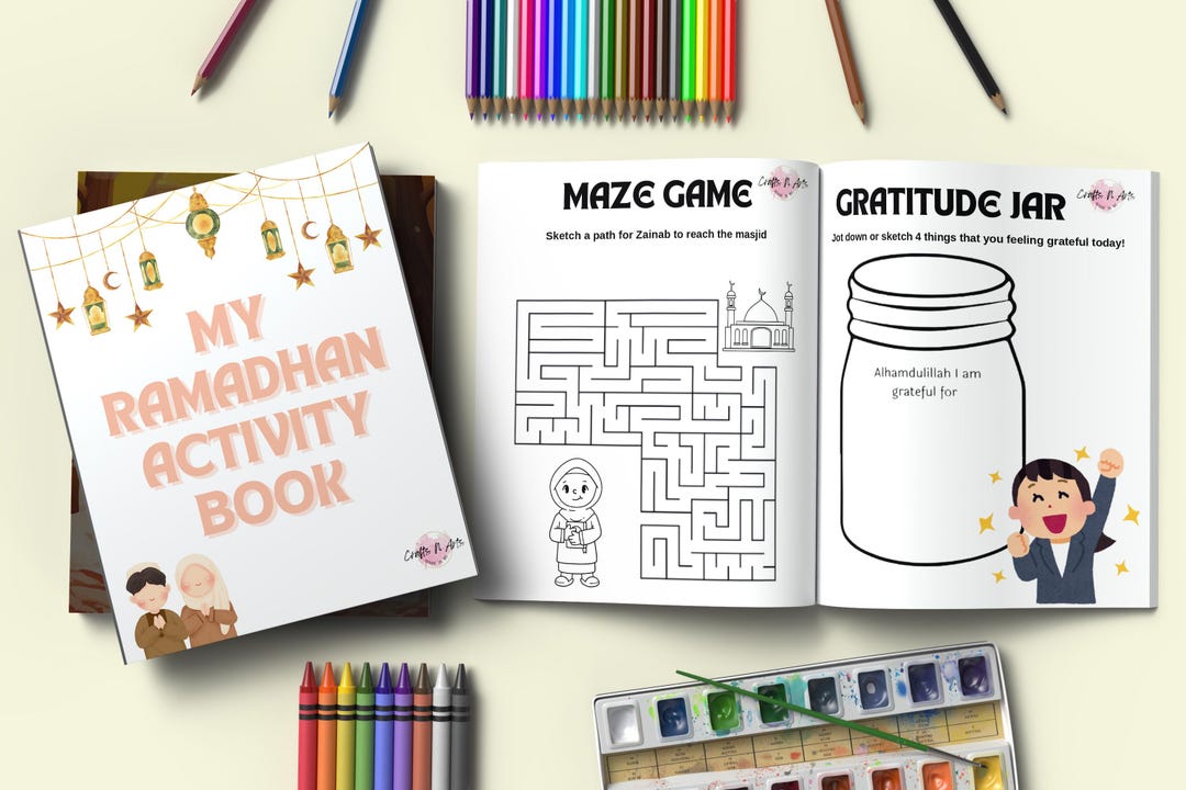 Ramadhan Activity Book | Islamic Printable | Muslim Learning Game ...