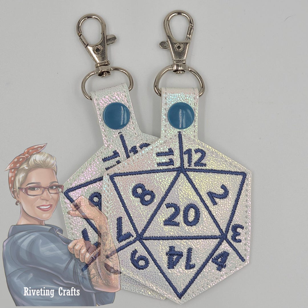 D20 Keychain: Polyhedral Dice Key Ring - TTRPG Gamer Gift - Etsy