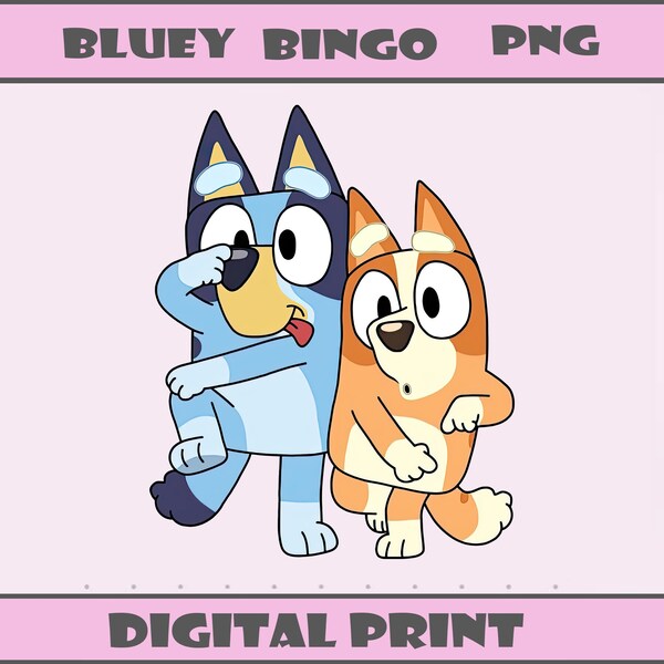 Bluey and Bingo Stencils - Etsy