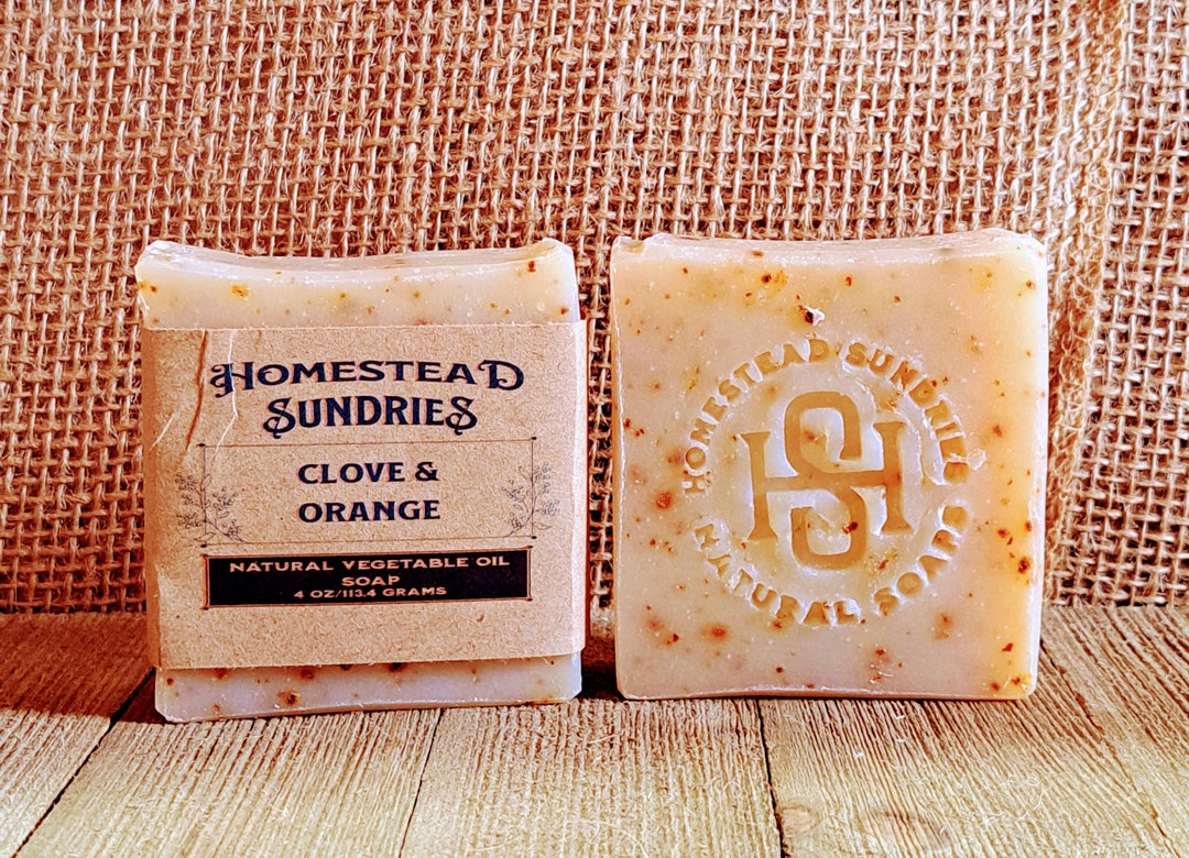 Clove & Orange Natural Vegetable Oil Soap - Etsy