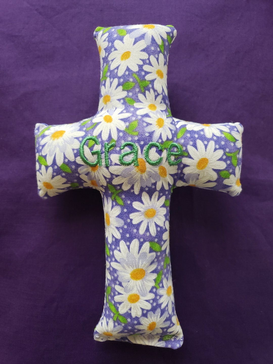 Comforting Handheld Cross for Nursing Home Residents, Soft Prayer Cross ...