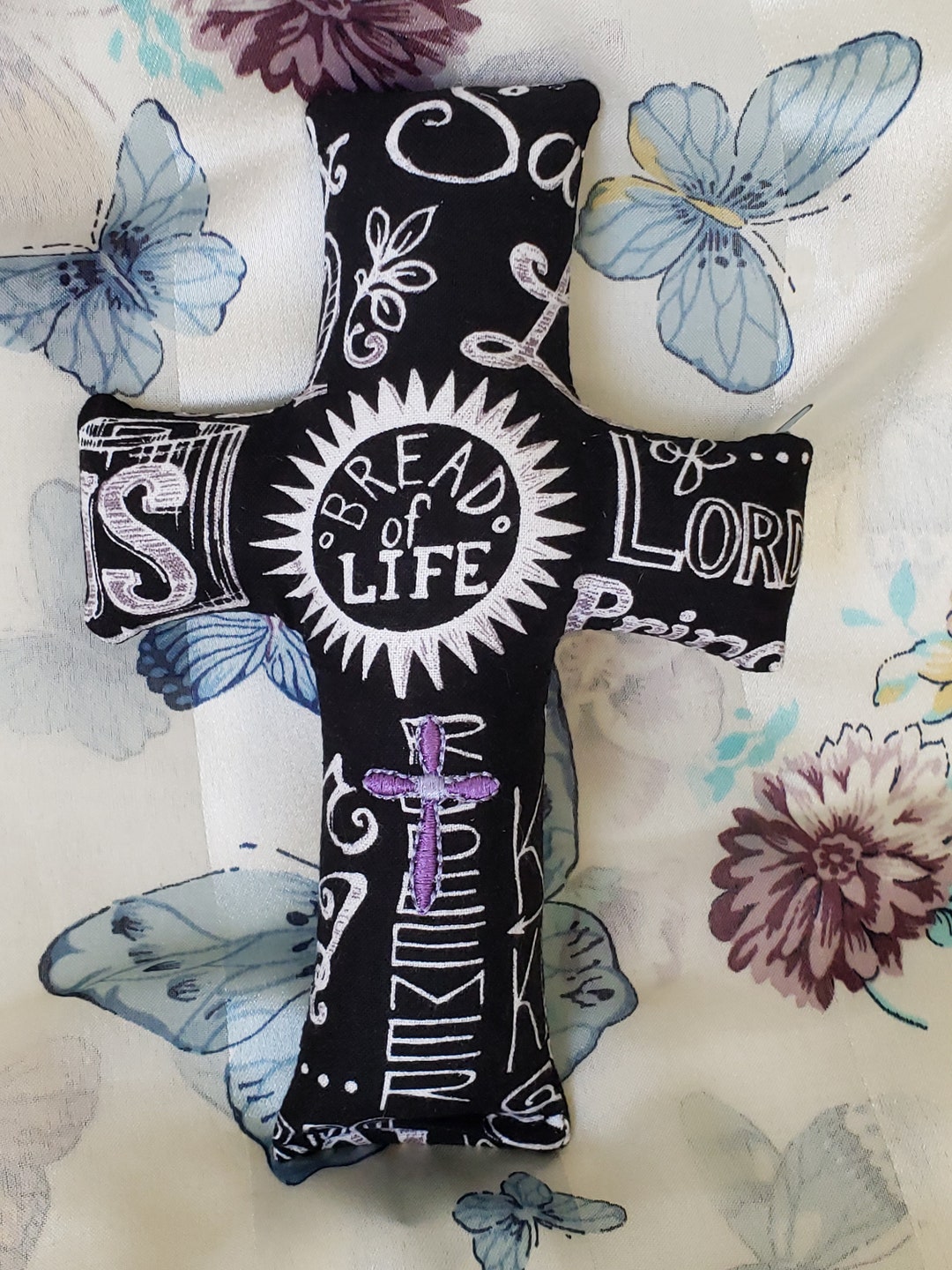 Soft Handheld Prayer Cross for Any Age, Stuffed Fabric Comfort Crosses ...