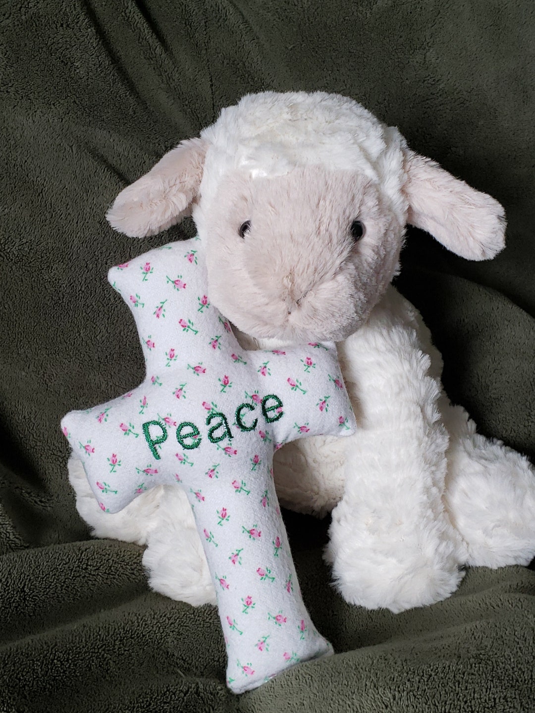 Comforting Handheld Cross for Nursing Home Residents, Soft Prayer Cross ...