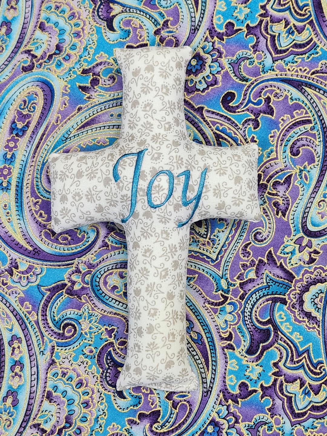 Comforting Handheld Cross for Nursing Home Residents, Soft Prayer Cross ...