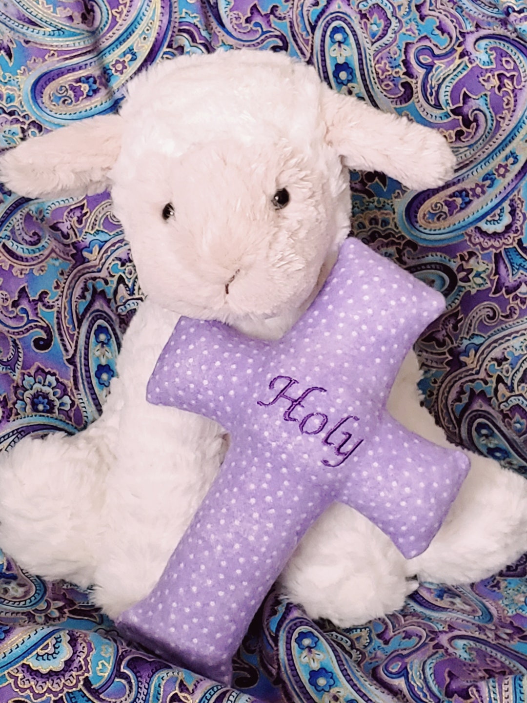 Soft Handheld Prayer Cross for Any Age, Stuffed Fabric Comfort Crosses ...