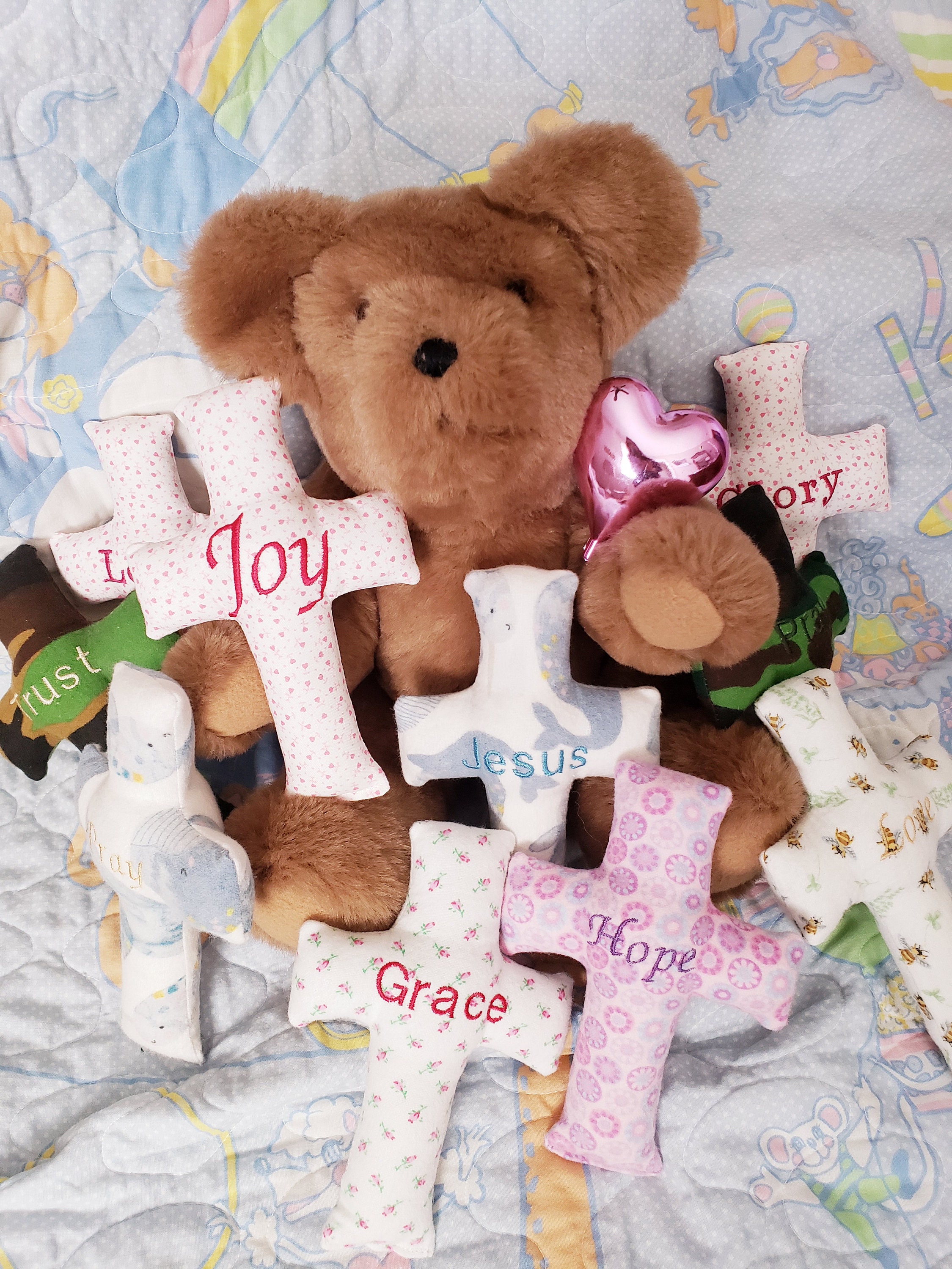 Childs 1st Prayer Cross, Soft, Stuffed, Handheld, Fabric Comfort ...