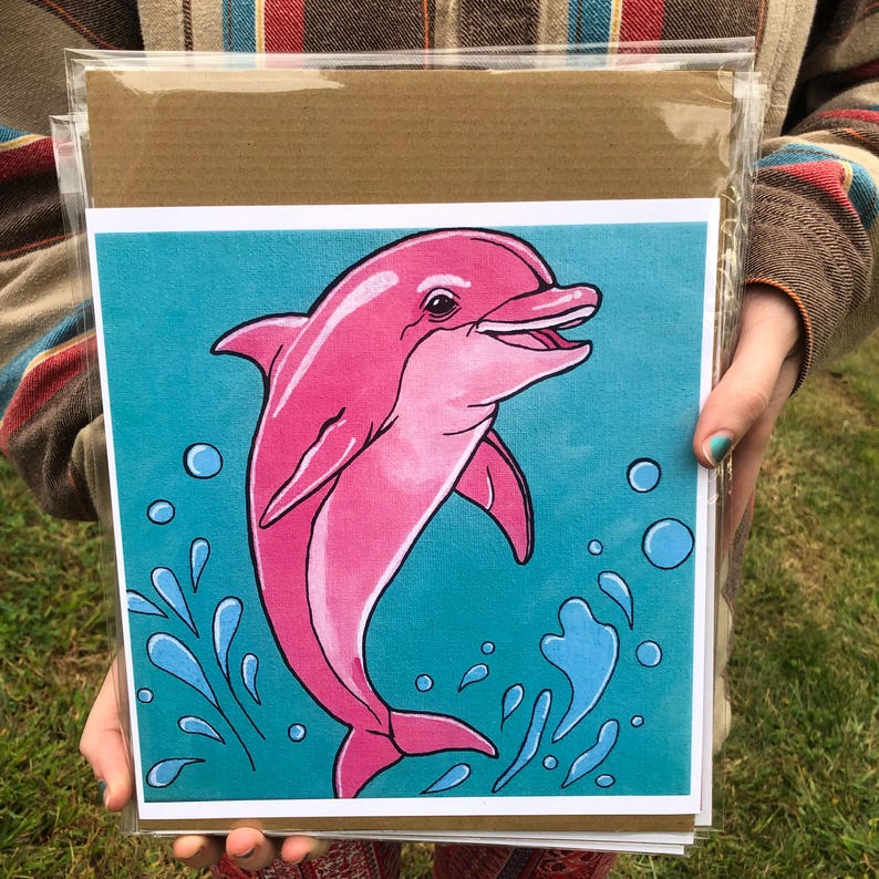 Dolphin Print - Etsy