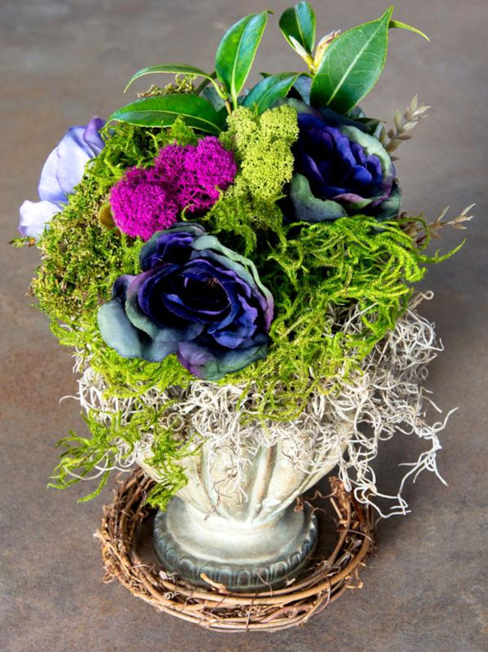 Moss Mix: Spanish, Reindeer, Sheet Moss & Lichen Parmelia - Etsy