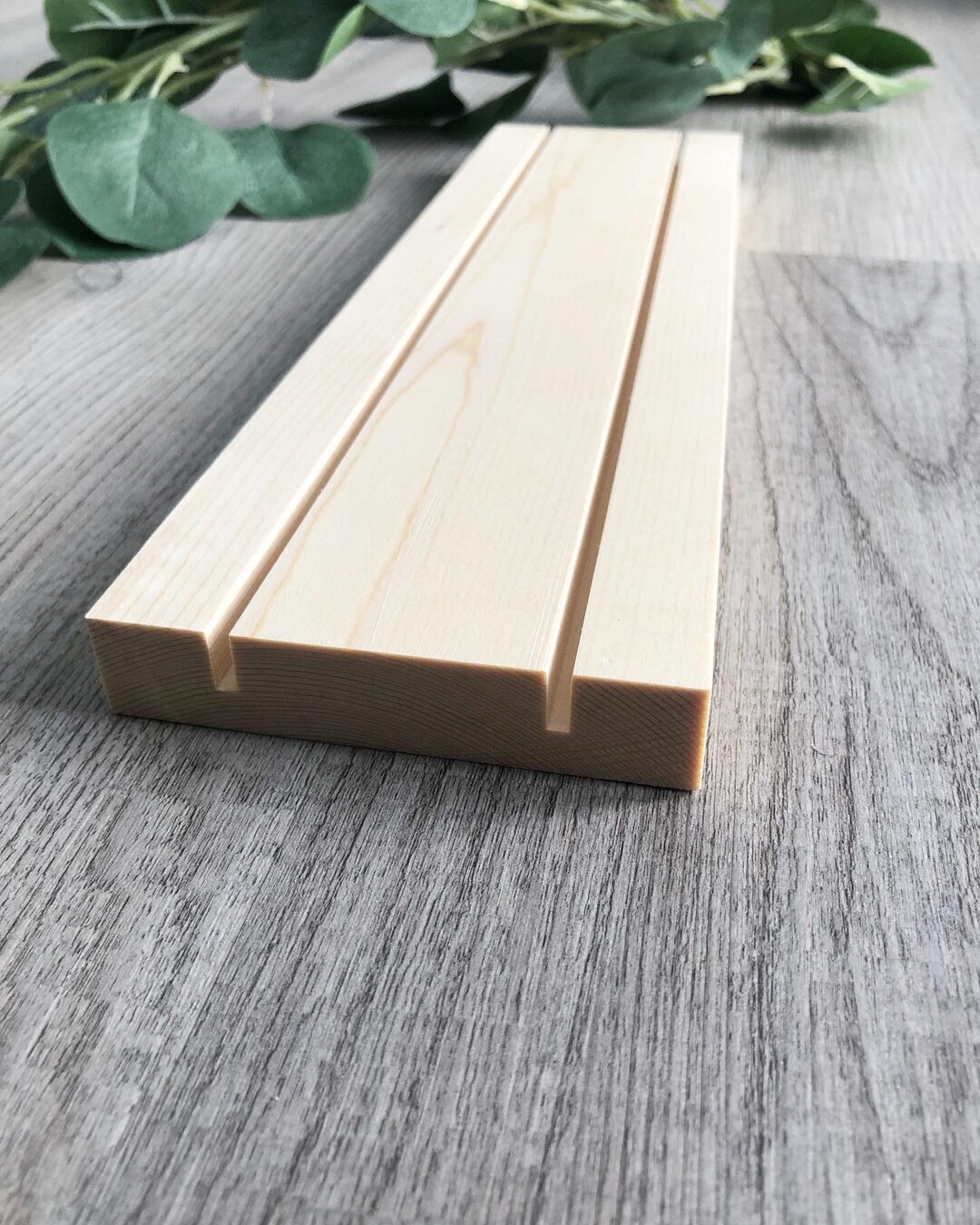 Double Slit Wood Stands | Acrylic Sign Wood Stands 1/8” Slits | Earring ...